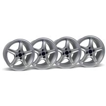 Mustang Cobra R Wheel Kit - 17x8 Silver (79-93)